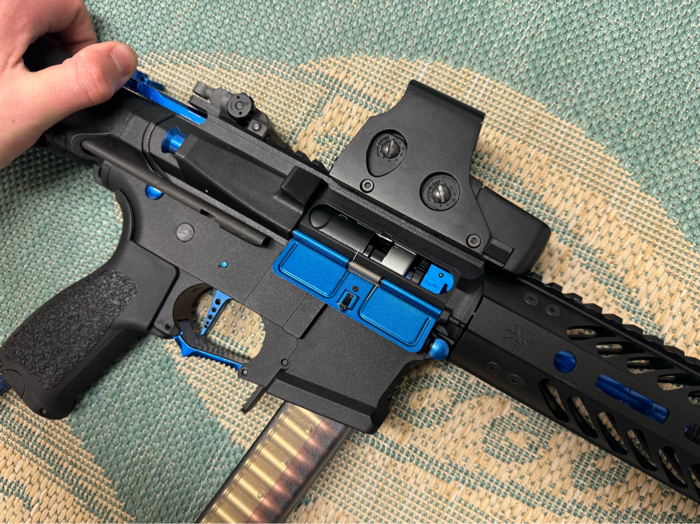 Fully Built Blue ARP9 Polarstar Jack PDW HPA | HopUp Airsoft