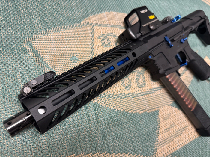 Fully Built Blue ARP9 Polarstar Jack PDW HPA | HopUp Airsoft