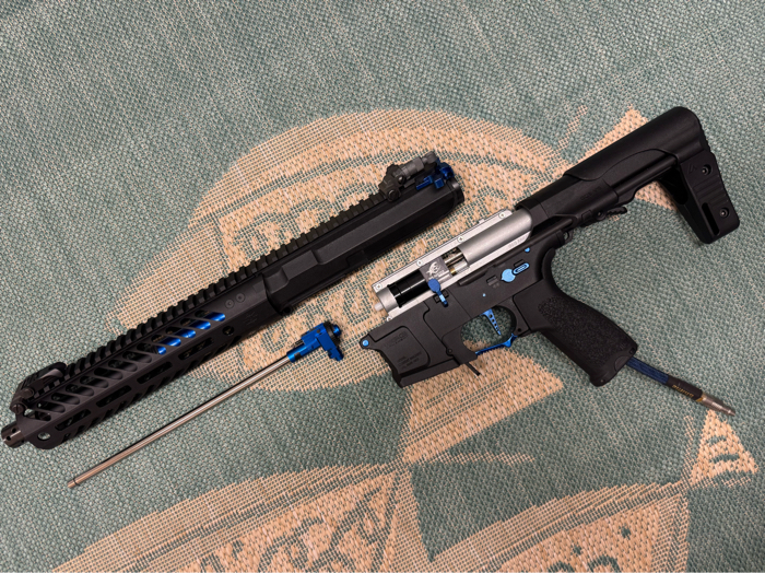 Fully Built Blue ARP9 Polarstar Jack PDW HPA | HopUp Airsoft