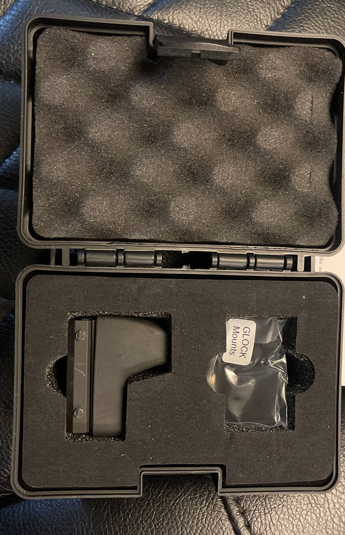 🔥RMR 🔴 Red Dot includes hard case , glock mount, rubber cover ...